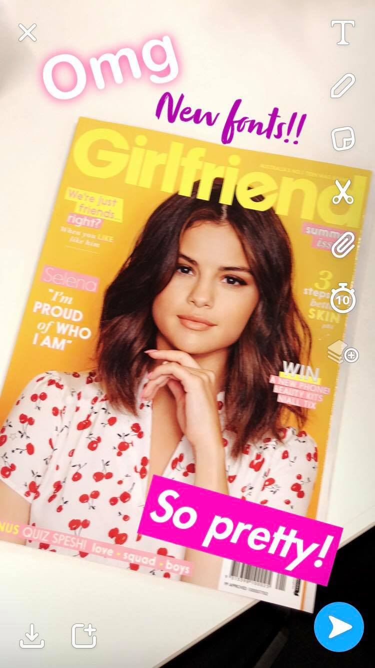 Snapchat Have Copied Instagram's Newest Font Feature | Girlfriend