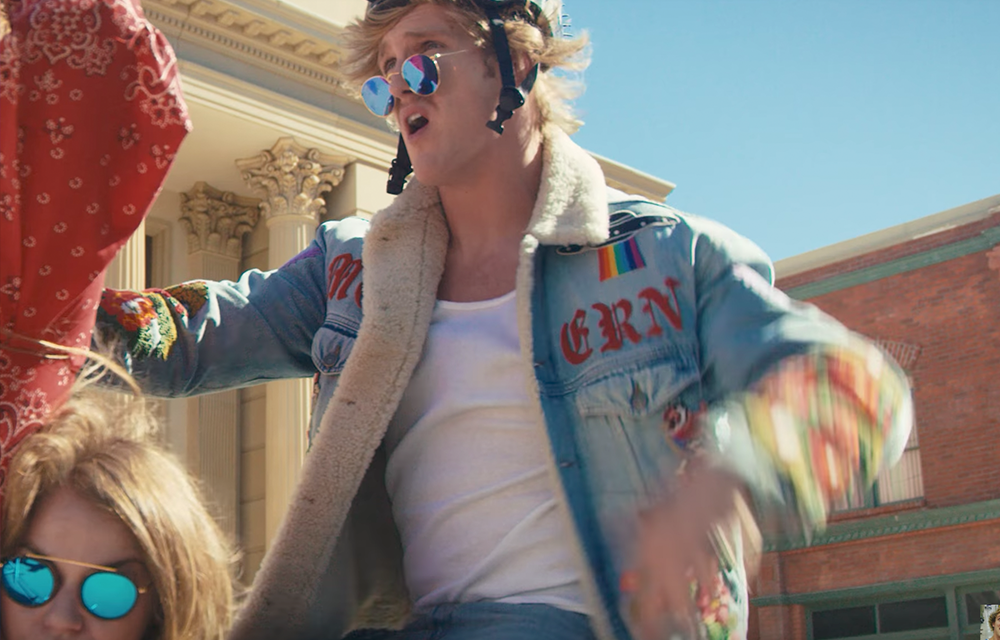 Logan Paul rides a girl as a bicycle in new YouTube video | Girlfriend