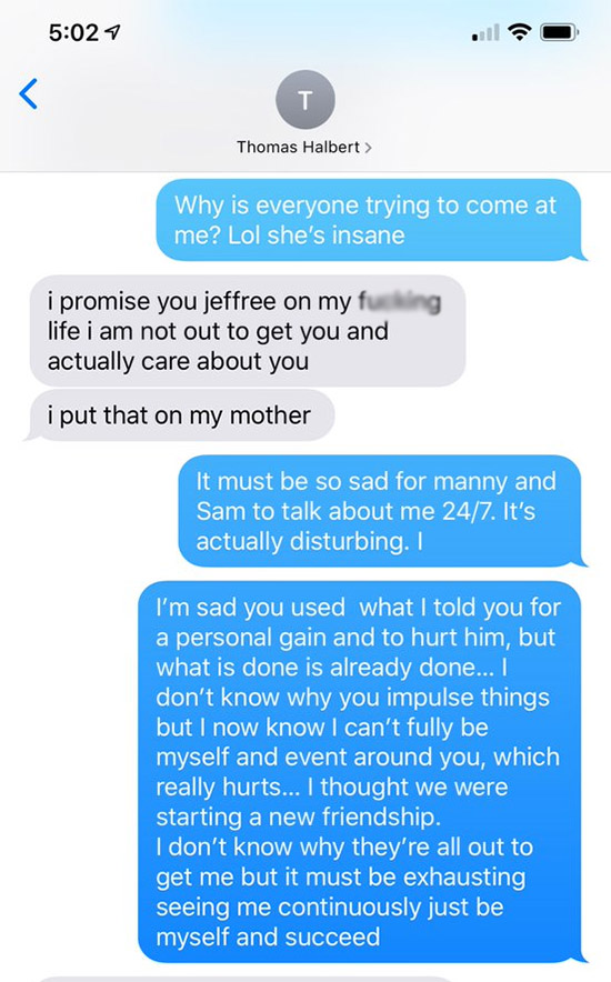 Jeffree Star and Thomas Halbert feud | Girlfriend