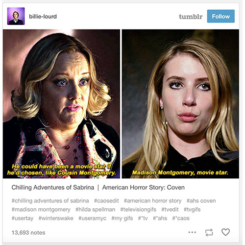 Sabrina Spellman and Madison Montgomery might be related | Girlfriend