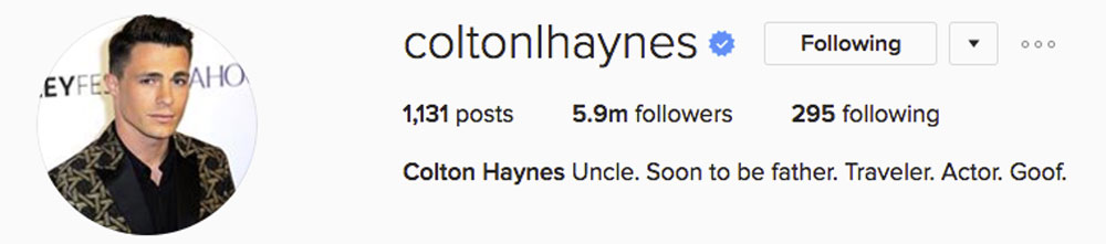 Colton Haynes Just Revealed He's About To Become A Father! | Girlfriend