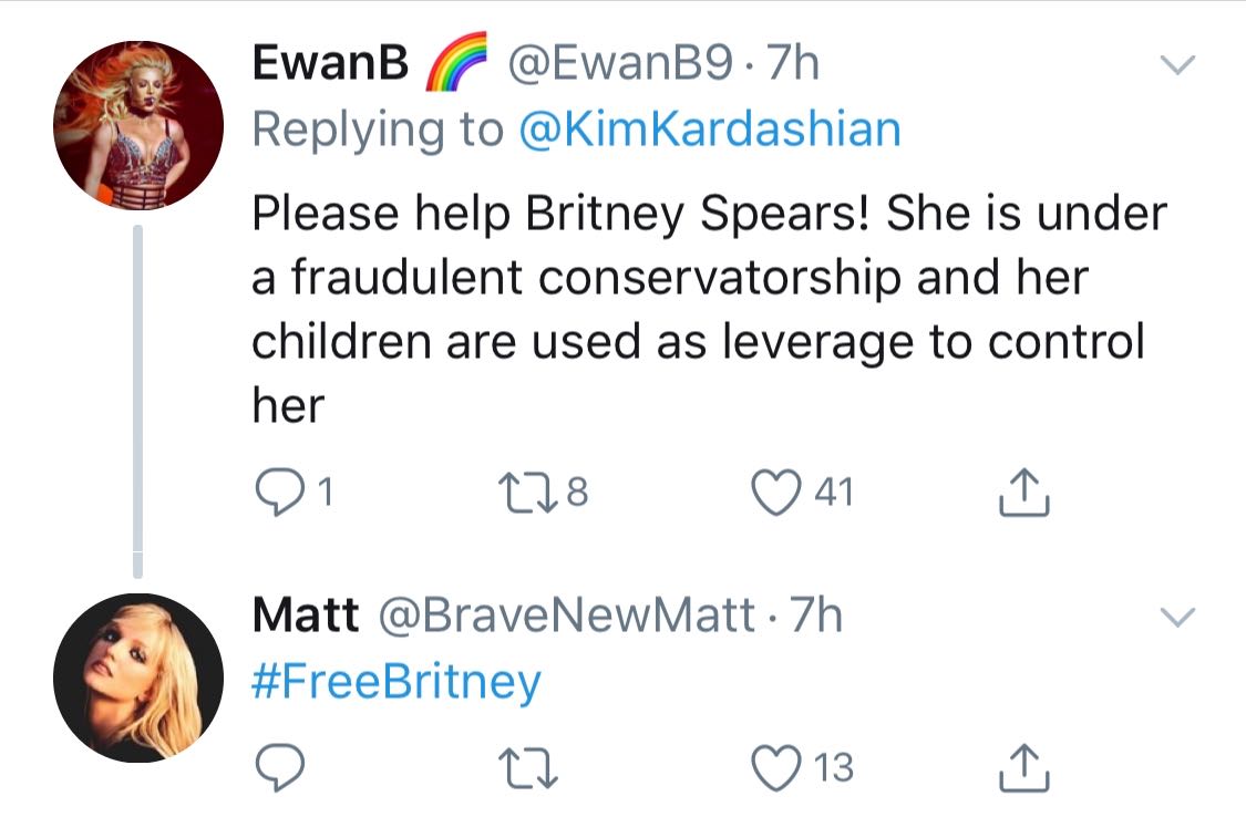 There is a new viral campaign urging Kim Kardashian to free Britney ...
