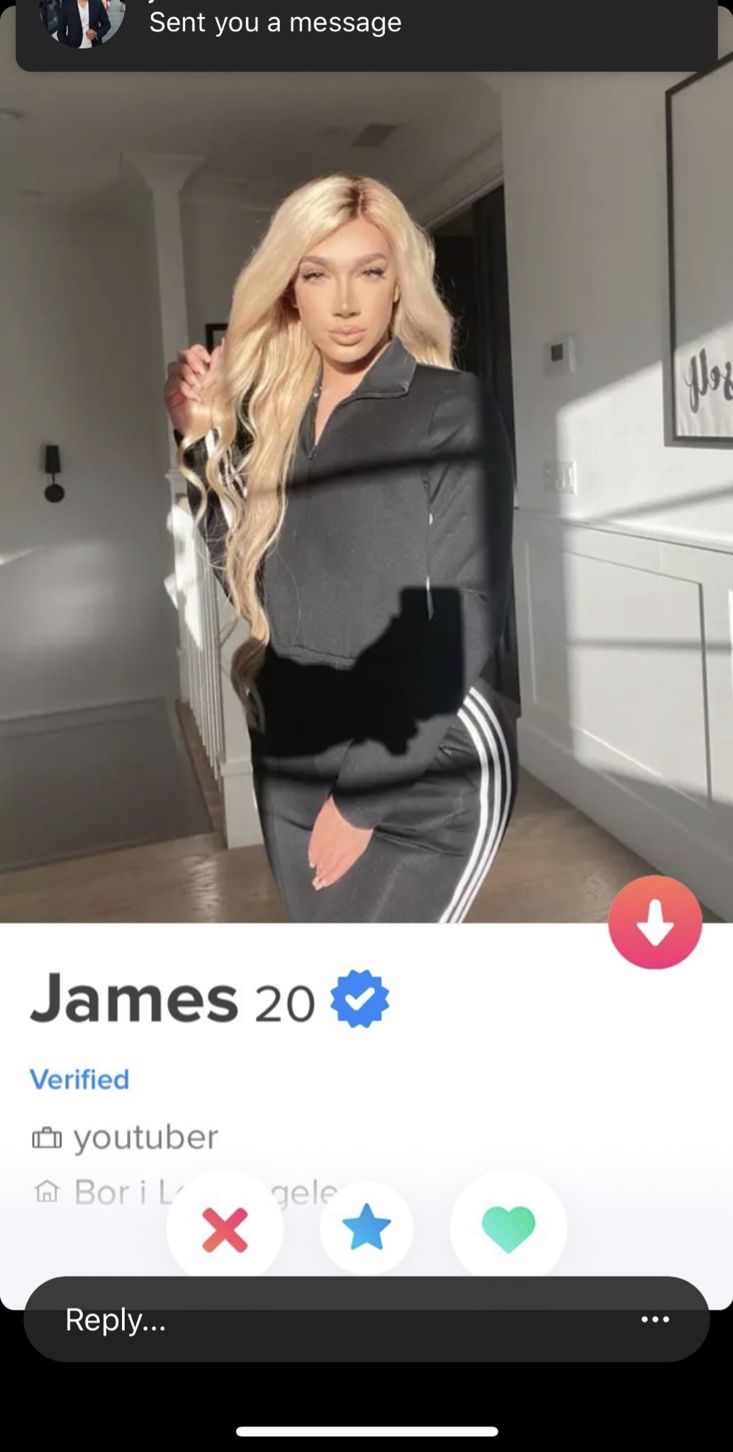James Charles faces major backlash for Tinder settings being 'female ...
