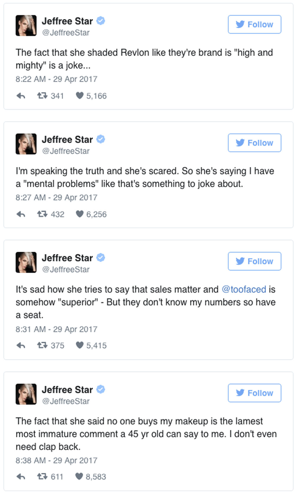 Jeffree Star's War With Too Faced Just Went NEXT LEVEL | Girlfriend
