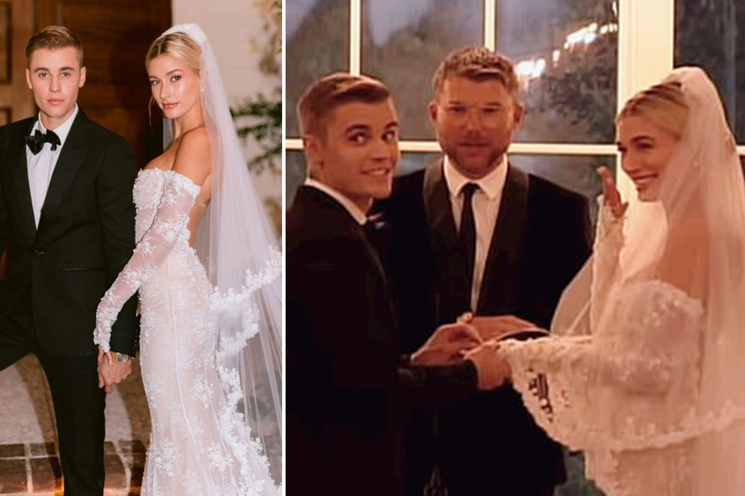 Justin and Hailey Bieber exchange their wedding vows | Girlfriend